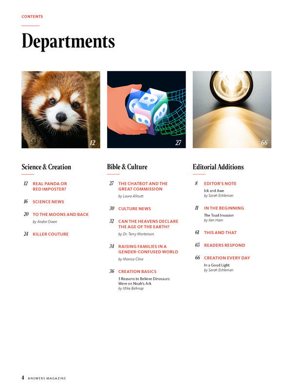 Answers Magazine, Single Issue - Vol. 20 No. 4 (Magazine) | Answers in ...