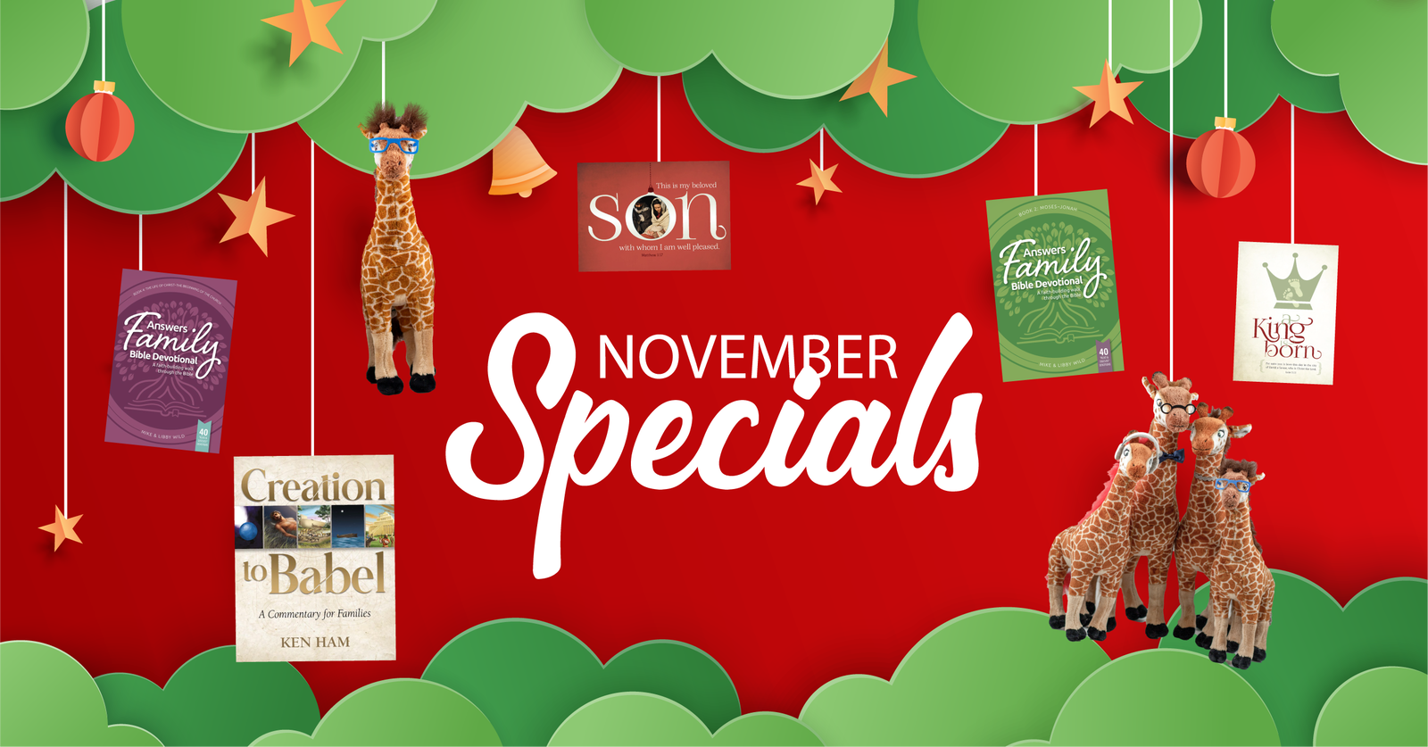 Christmas Specials on Sale Now from AnswersBookstore.com | Answers in ...