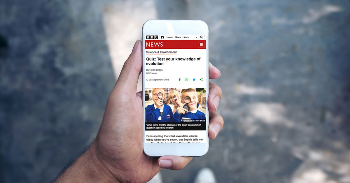 Taking the BBC's Evolution Test | Answers in Genesis