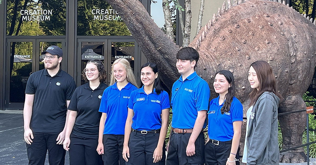 Students from Five International Countries Volunteer at AiG | Answers ...