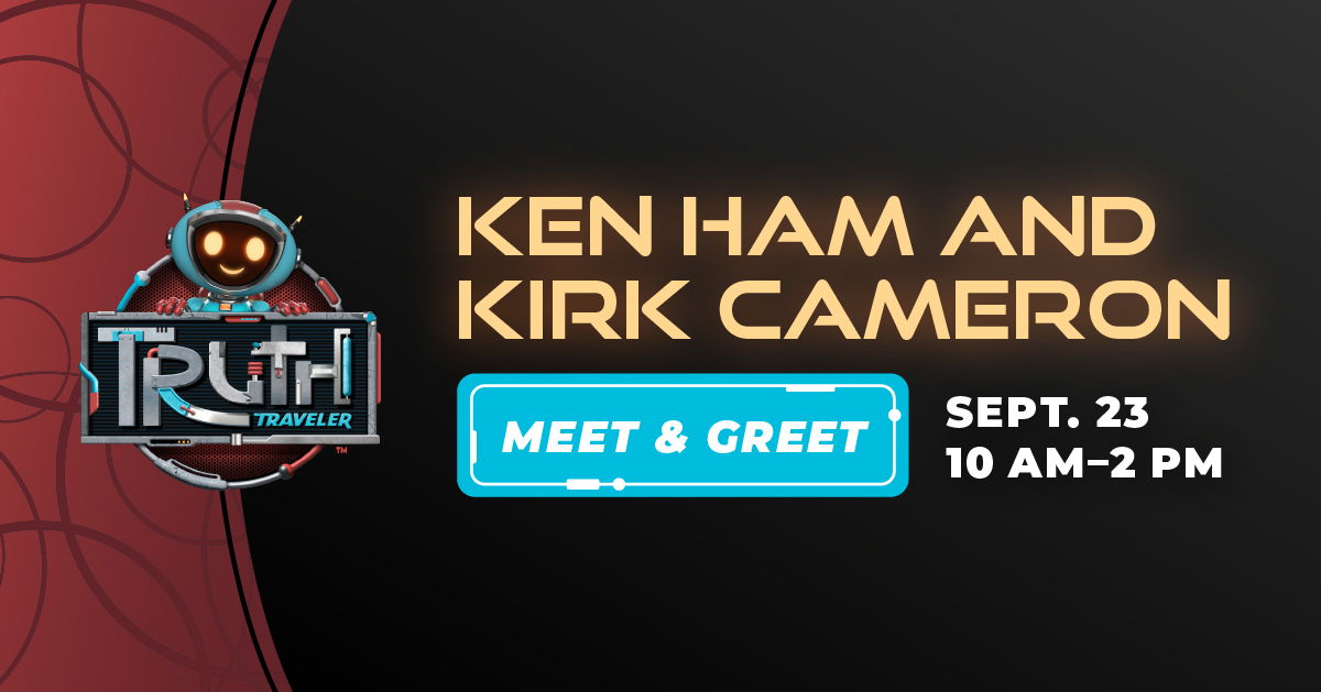 Meet Ken Ham and Kirk Cameron at Truth Traveler in Pigeon Forge, TN ...
