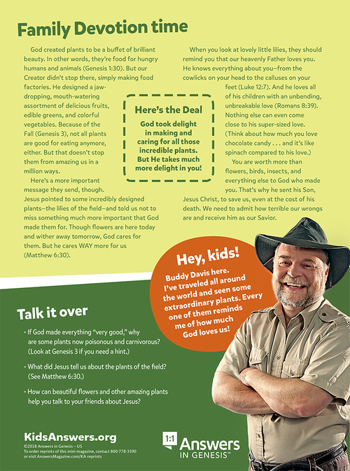 Family Devotion Time: Extreme Plants