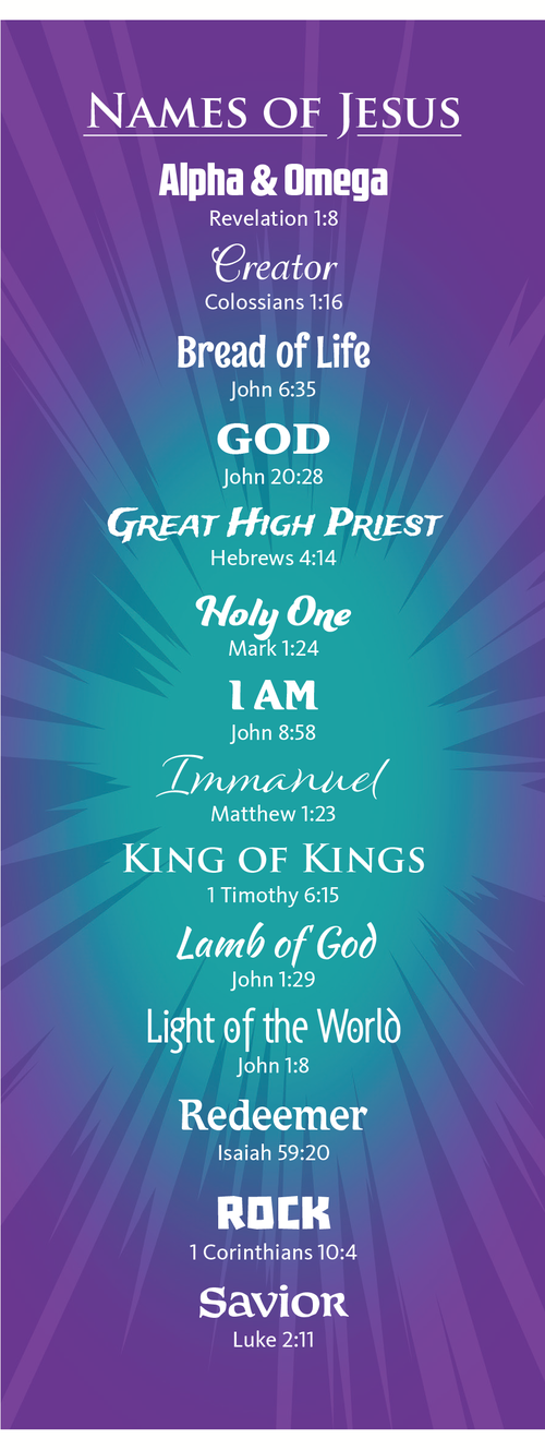 Names of Jesus/Timeline Bookmark